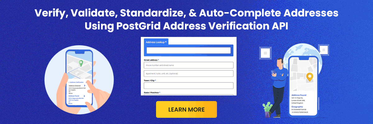 Address Autocomplete API | Accurate and Reliable - PostGrid Address Autocomplete API | Accurate and Reliable - PostGrid