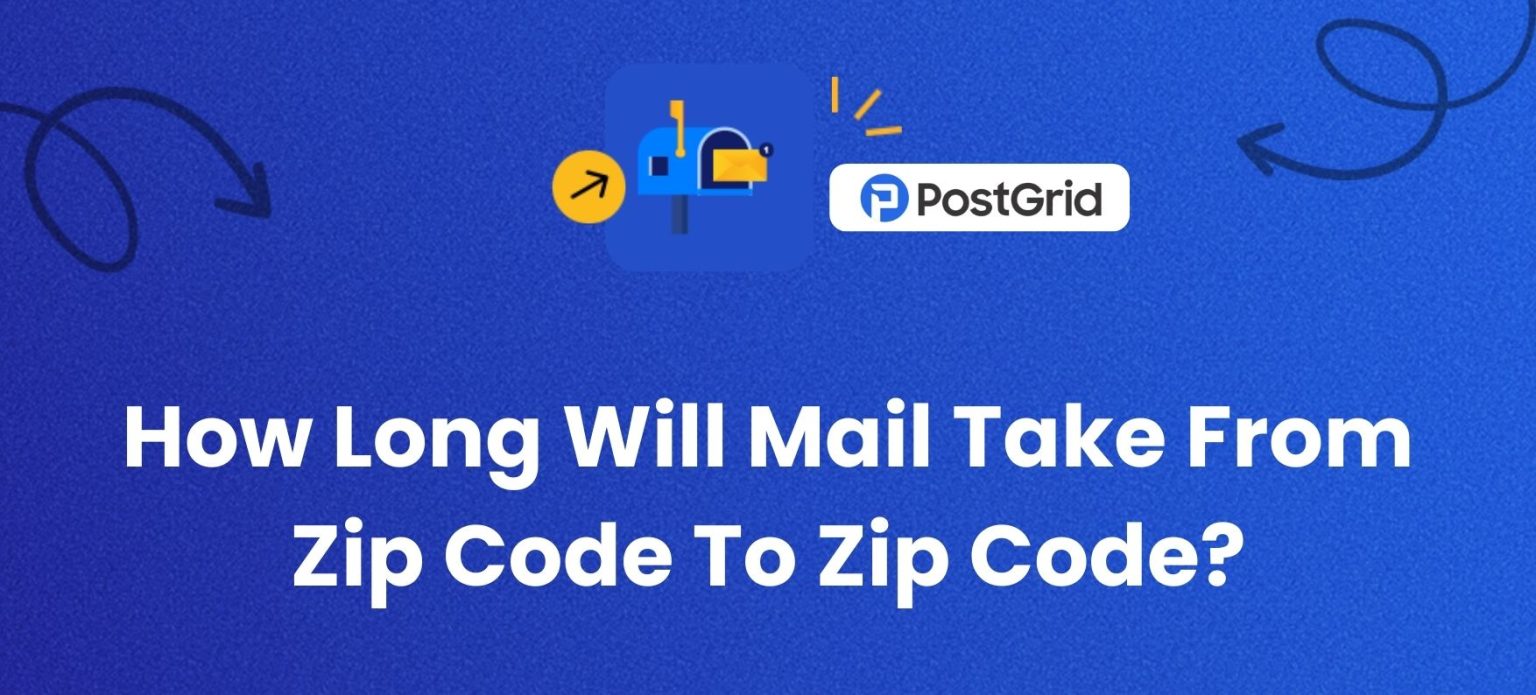 Mail Delivery Time: How long does it take from Zip Code to Zip Code?