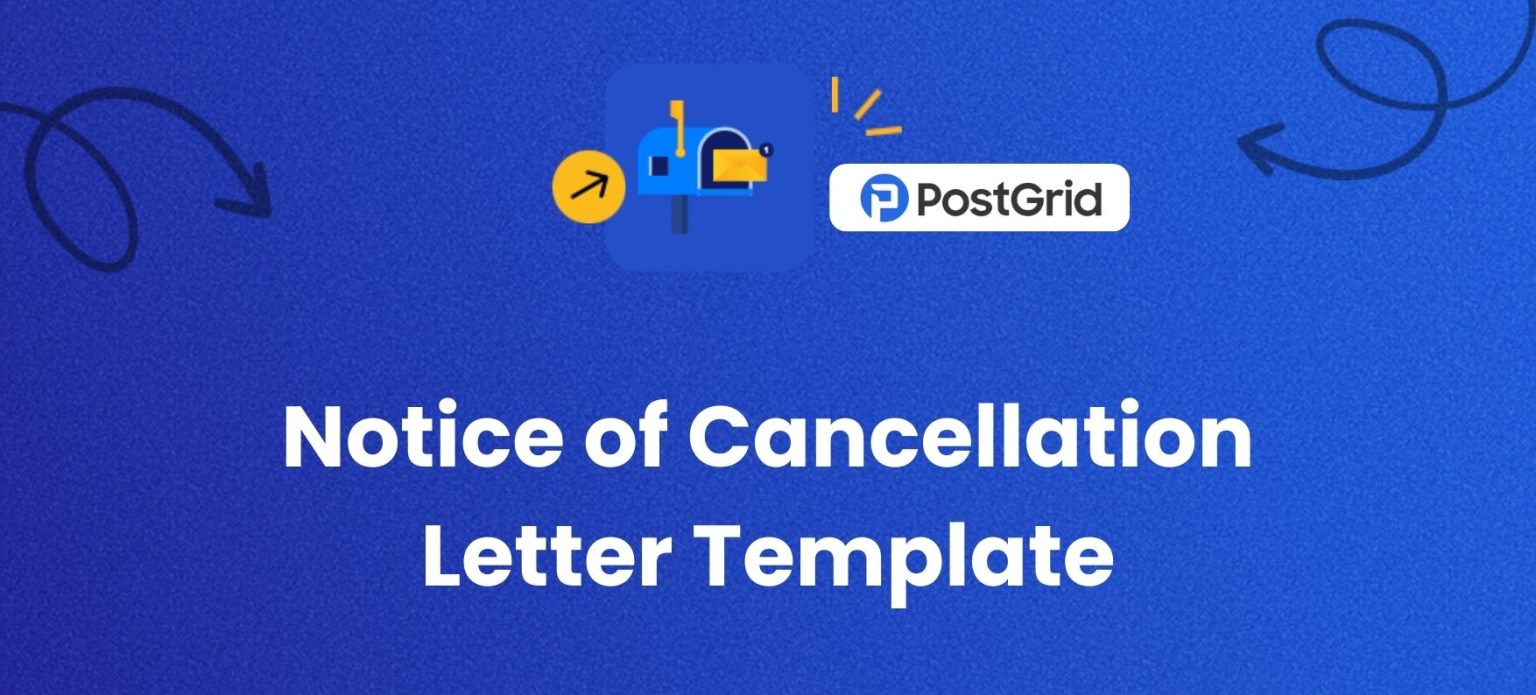 How to Write the Best Notice of Cancellation Letter [5 Templates ...